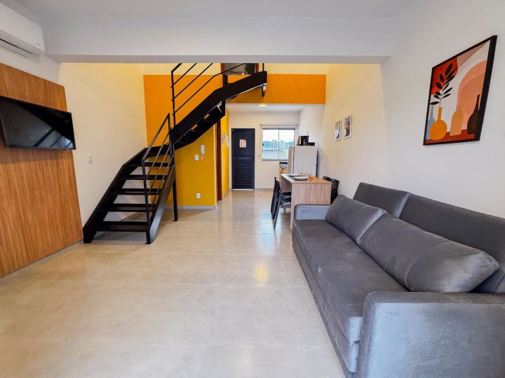 Centro: Flat P/ 4 Pessoas + Vaga - Brusque