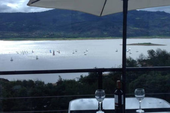 Cabaña Vista Al Lago Tominė Y Naturaleza Guatavita - Guatavita