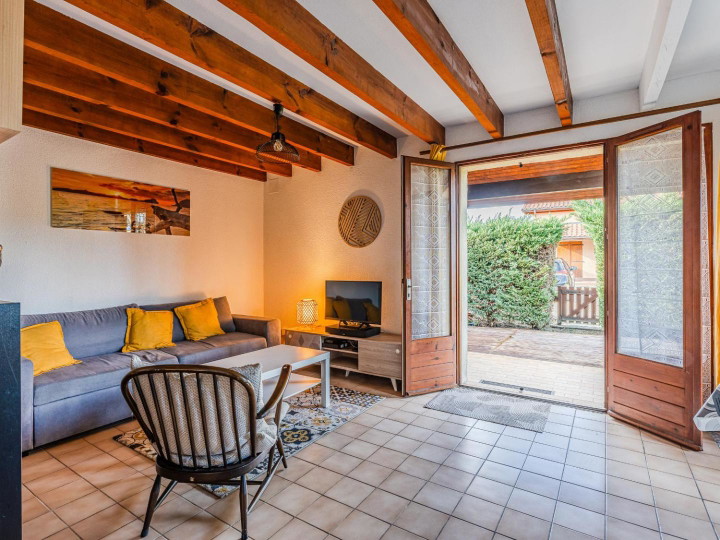 Maison Mitoyenne à Sanguinet, Proche Lac, Avec Jardin Et Wi-fi - Fr-1-521-269 - Sanguinet