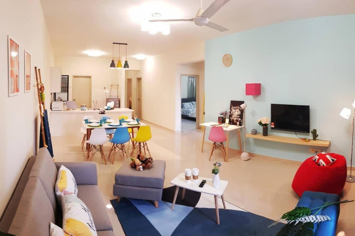 Setiawalk {Big Group} 2carpark 3room Wifi 5min Lrt - Puchong