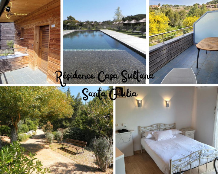 Studio 4 Pers Piscine Chauffée Accès à Pied à La Plage Santa Giulia - Porto-Vecchio