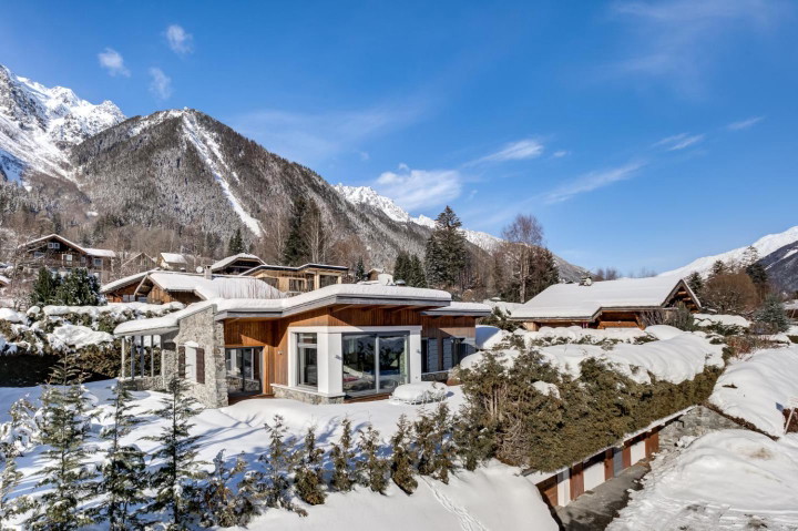 Chalet Safari. Face Au Mont-blanc. - Les Houches