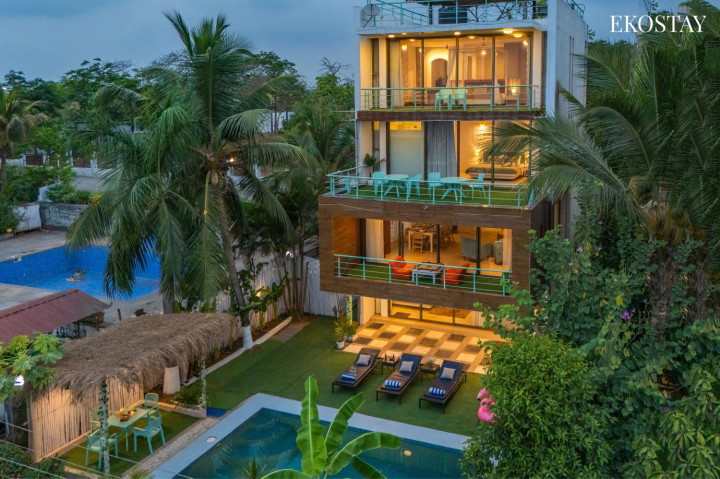 Ekostay Gold- Salt Water Villa I Sea View I 200 Meters From Beach - Goa