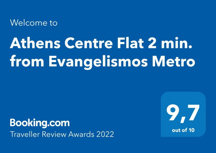 Athens Centre Flat 2 Min. From Evangelismos Metro - Athens