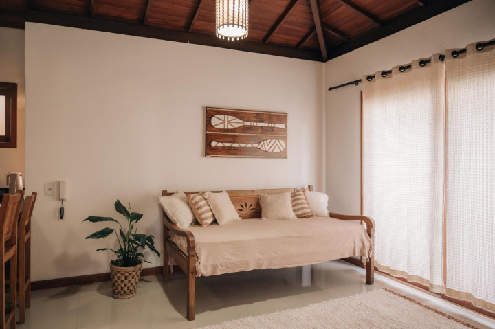 Apartamento Novo Ao Lado Da Rua Mucugê Com Ar, Wi-fi, Estacionamento - Trancoso
