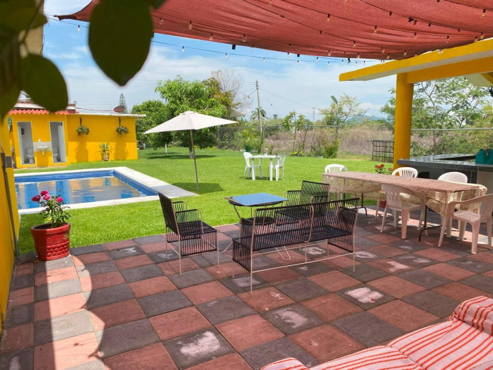 "Casa San Miguel" Alberca Privada, Jardín, Wifi, Proyector,asador A 15 Min De Cuautla En Morelos - Morelos