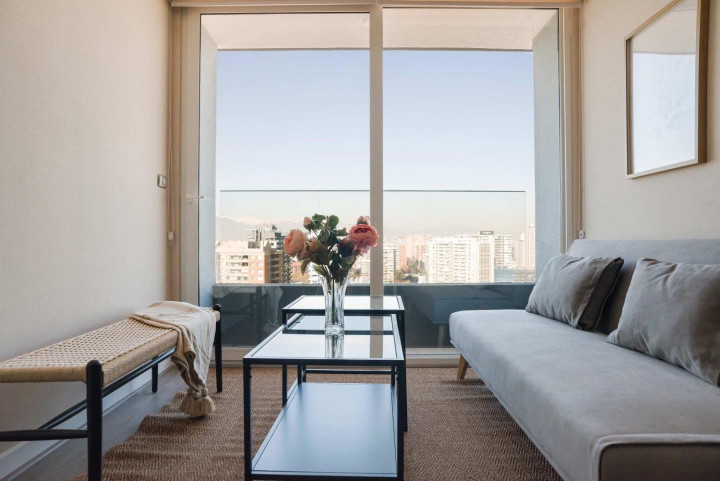 Modern Chill 1br W Pool & Bbq Near Irarrazabal - Providencia, Chile