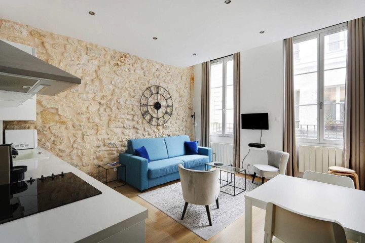 Appart Confortable -1br 4p- Quartier Beaubourg - Louvre Museum