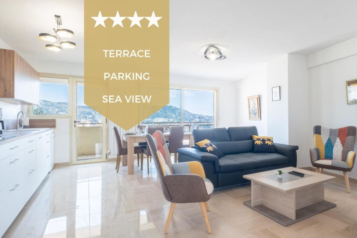 3-br Apartment Near Downtown Cannes Sea View Parking - Cannes