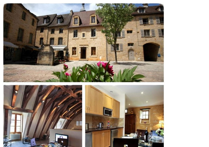 Le Grenier Du Chapitre Son Loft Avec Les Poutres Et L'appartement Une Chambre Sans Les Poutres - Nouvelle-Aquitaine