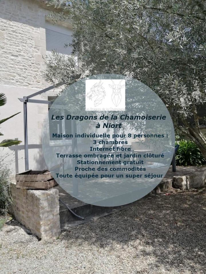 Jolie Maison De Ville Avec Un Extérieur Au Calme - Les Dragons De La Chamoiserie Niort - Niort