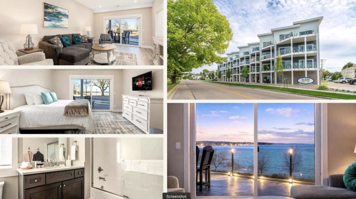 2bdr Lake View 1st Floor Condo Steps To Beach 103e - Traverse City, MI