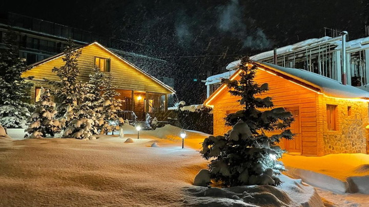 Private Mountain Cottage With Sauna Kokhta - Geórgia