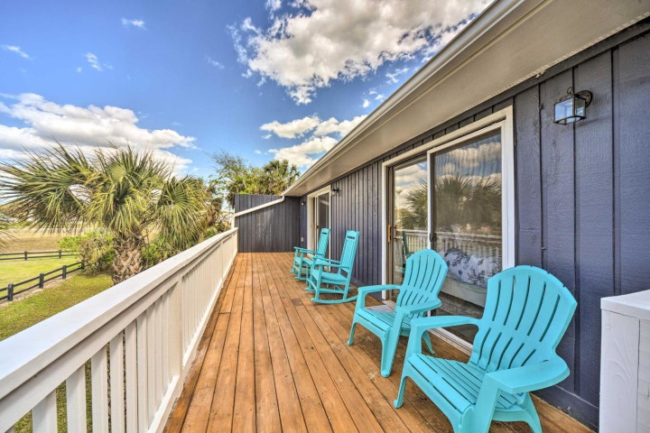 Sunny Edisto Island Duplex - Half Mile To Beach! - Edisto Island, SC