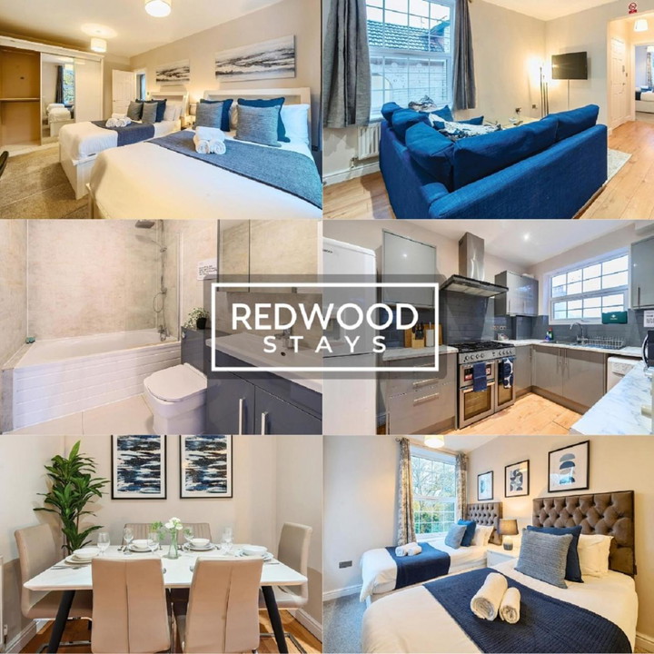 Newly Refurbished Spacious Serviced Apartment For Contractors And Families, Free Wifi & Netflix By Redwood Stays - Farnham