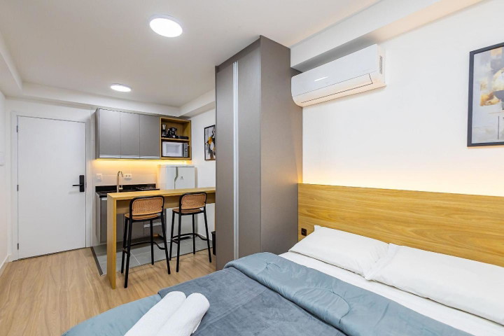 Studio Completo Em Condomínio Com Piscina -Ibi1204 - Araucária