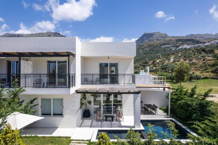Modern Villa Casa Filo Verde With Private Pool & Bbq,200m From The Beach - 克里特