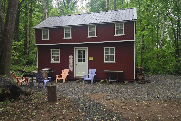 Rivercamp Lodge Cabin 2 Glamping Tents - West Virginia