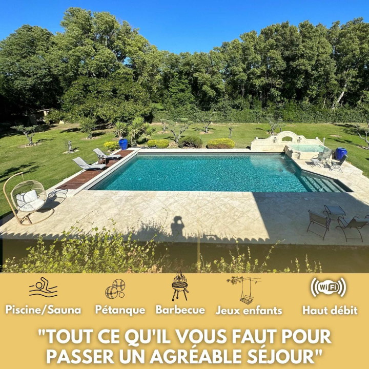 Le Mas Des Lys - Guest Houses Au Coeur De La Provence Dans Un Parc Paysagé Avec Piscine, Sauna Et Boulodrome - Miramas