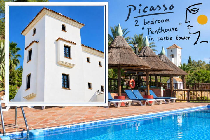 Castle Tower Apartment Picasso In Rural Holiday Park - Monda