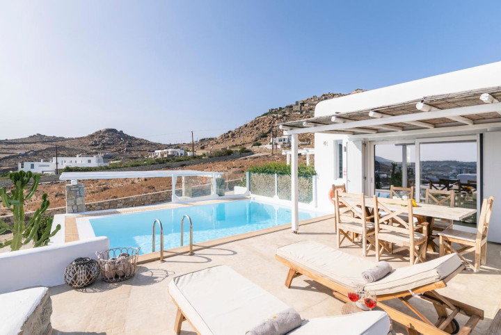 Ocean Blue Villa By Llb - Beach In 6min Walking - Mykonos Region