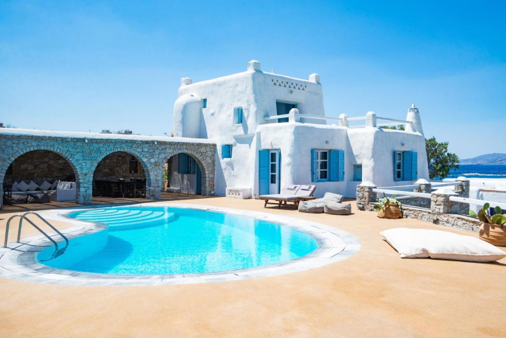 Aquileria Seaview Pool Villa - Seven Bedrooms - Mykonos Region