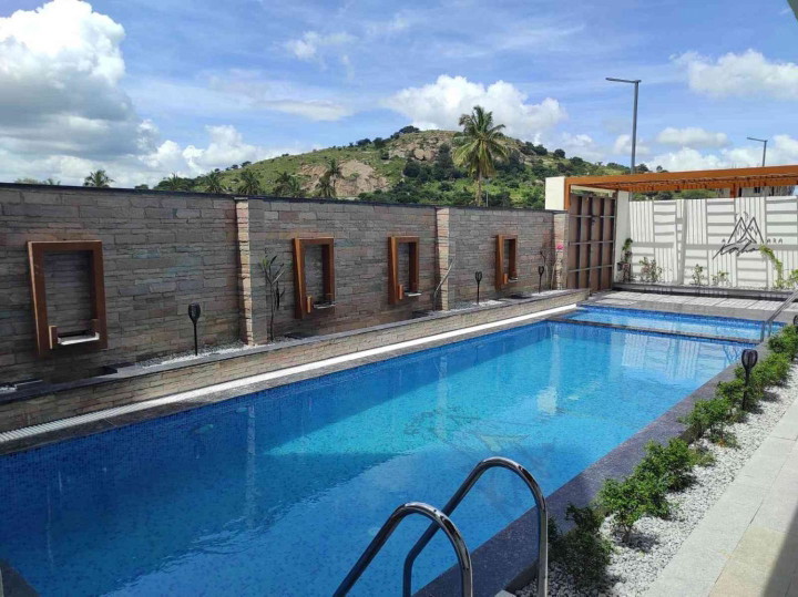 Amara Kosha Misty Nandi Hills - Cn - Premium 2bhk Pool Villa With Private Jacuzzi, Movie Room & Complimentary Home-made Food - 