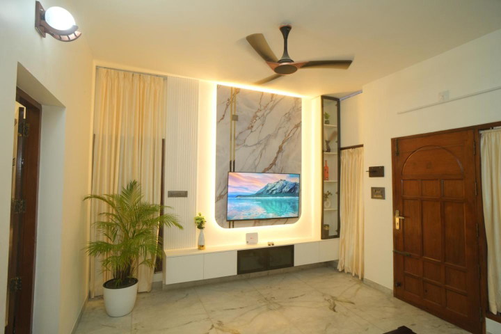 4bhk Premium House Trivandrum Ac Bedroom - Thiruvananthapuram