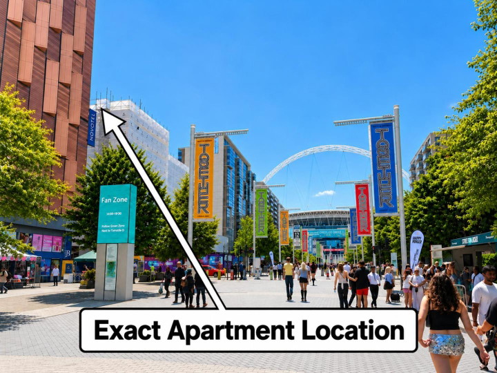 Spacious 3 Bedroom Wembley Stadium Apartment L 5 Mins Walk L Sleeps 8 L Free Secure Parking - Londres