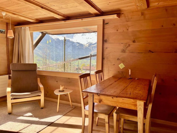 Chalet Sonnenheim, Wohnung Mit Panoramafenster - Frutigen