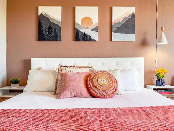 Boho-luxe Studio - Pink Accents & Mountain Calm - Boise, ID