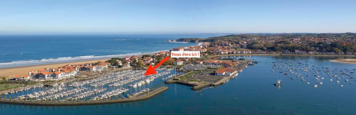 Voilier à Quai 4 Personnes - 2 Mn à Pieds Grande Plage - Urrugne