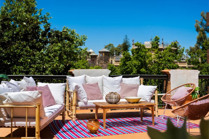 Villa Alfonso, Restored Palace House With Gardens And Monuments Views - Séville