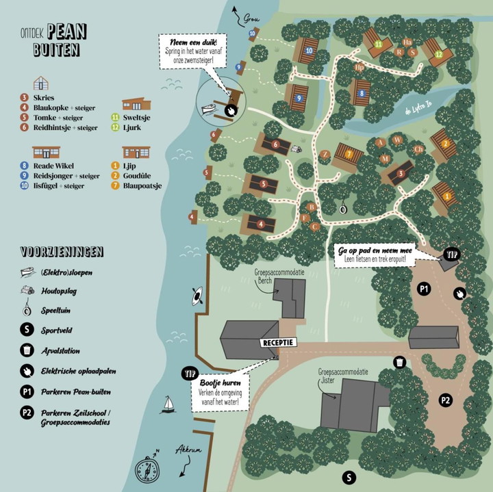 Pean-buiten Waterlodges - Leeuwarden