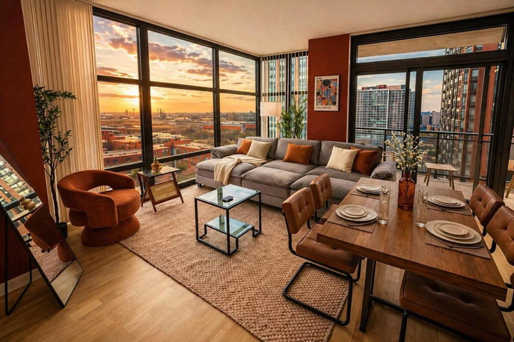 Grant Park 2br Condo With Balcony Skyline View & Gym In Chicago Downtown - Chicago Loop - Chicago