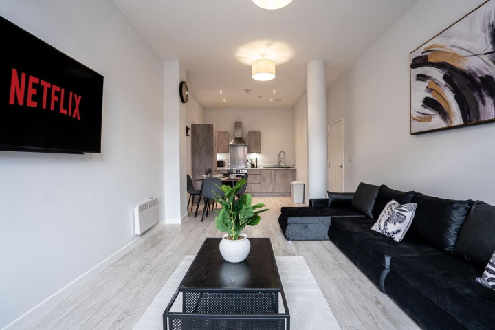 Leeds Dock Riverside Apartment Sleeps 8 And Parking - Leeds
