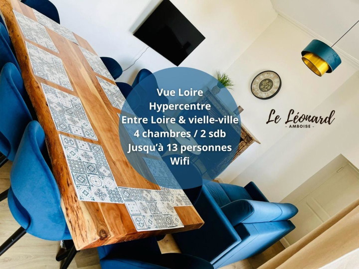 Le Léonard- T5 Entre Loire Et Château Royal - Manoir De La Concorde - Amboise