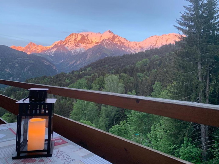 Studio Turquoise Quartier Grattague Vue Montblanc - Saint-Gervais-les-Bains