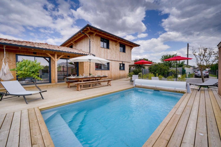 La Villa Tchanquée Du Bassin - Le Teich