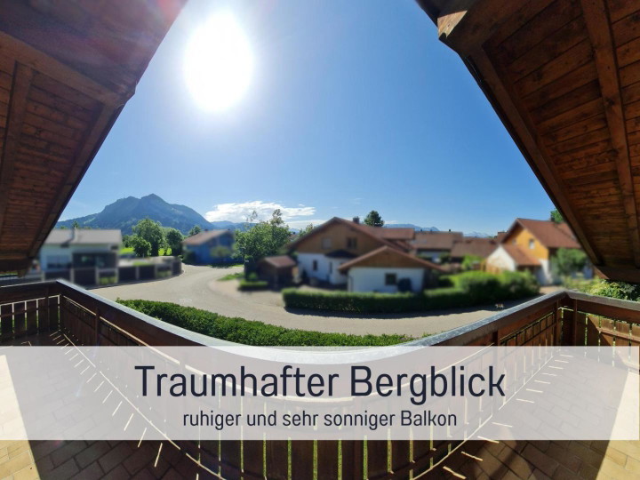 Toller Bergblick Vom Ruhigen Sonnenbalkon, Nur 50m Zum See & ÖPnv Inklusive - Gunzesried