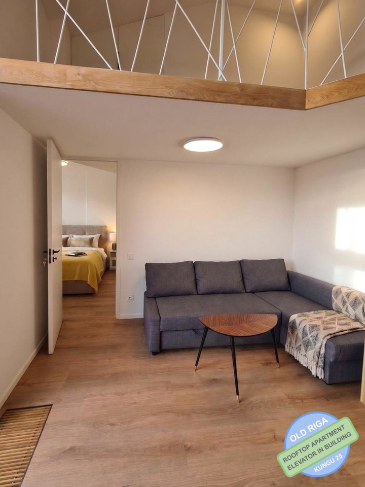 Apartment With Loft And Terrace Elevator Is Available - Riga, Latvia