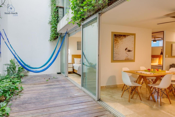 Apartment With Patio, Rooftop & Pool Close To The Beach - Danzamar 2 - Playa del Carmen