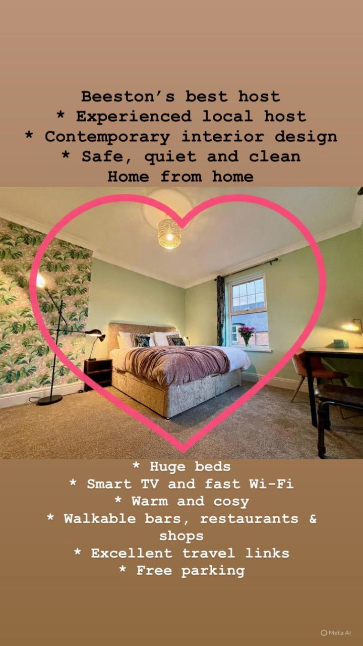The Lily•central Beeston•private Apartment•smarttv•free Wi-fi•tram• - Nottingham