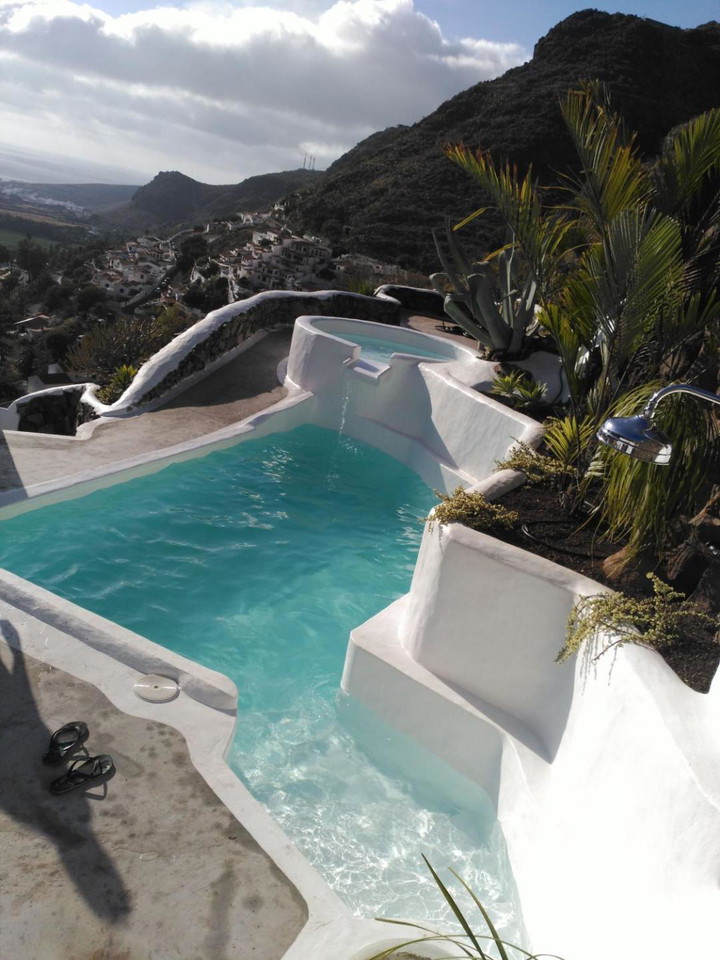 Vilna House With Private Pool, Jacuzzi And Garden -Optional Pool And Jacuzzi Heating - Agaete