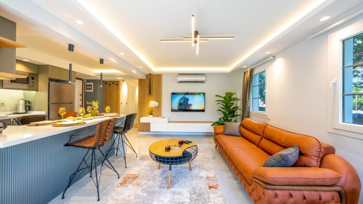Fethiye Merkezde Jakuzili Lüks Daire - Ocekhomes Meva - Fethiye