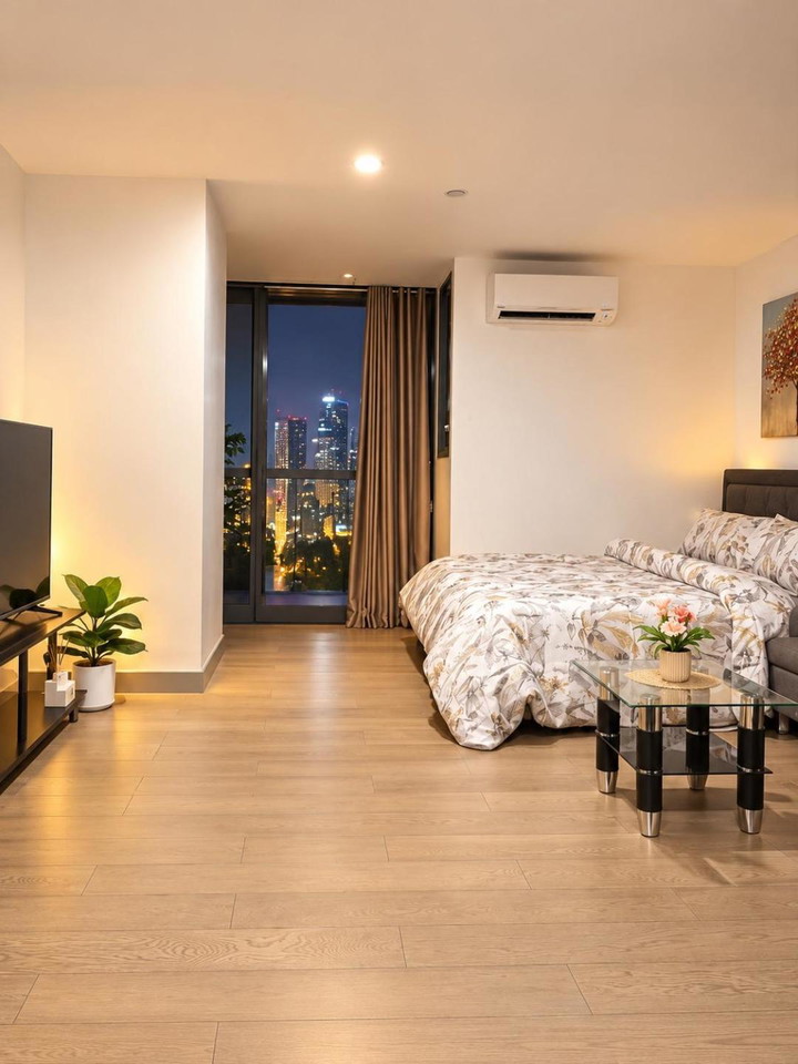 Luxury Studio 40 Sqm At Century Spire - 500mbps & Netflix - Metro Manila