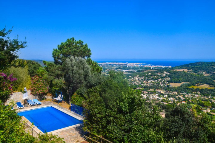 Villa Maria With Swimming Pool & Sea View - Calonge