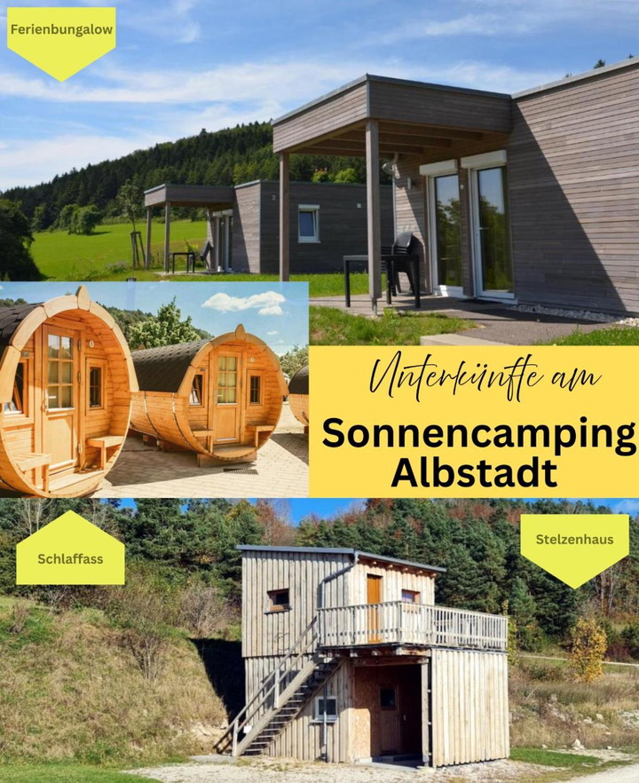 Bungalows Am Sonnencamping Albstadt - Oberhalb Badkap - Alps