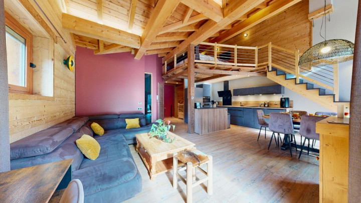 Chalet Grand Croix Avec Jacuzzi Privatif, Vue Montagnes, Local A Ski - Lanslevillard