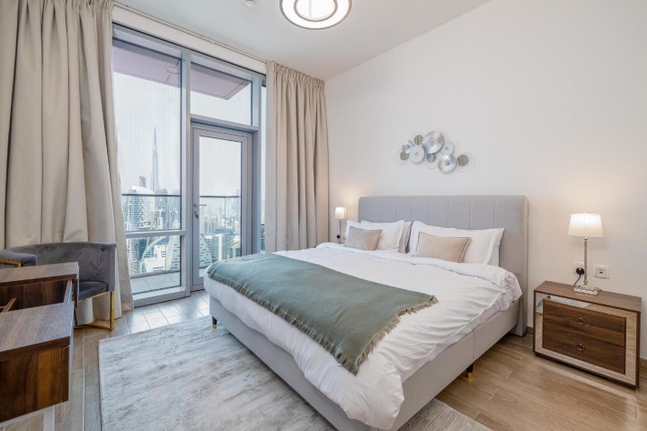Noora Tower I Spacious 3bdr Apartment And Maid Room With Burj Khalifa View - Dubai